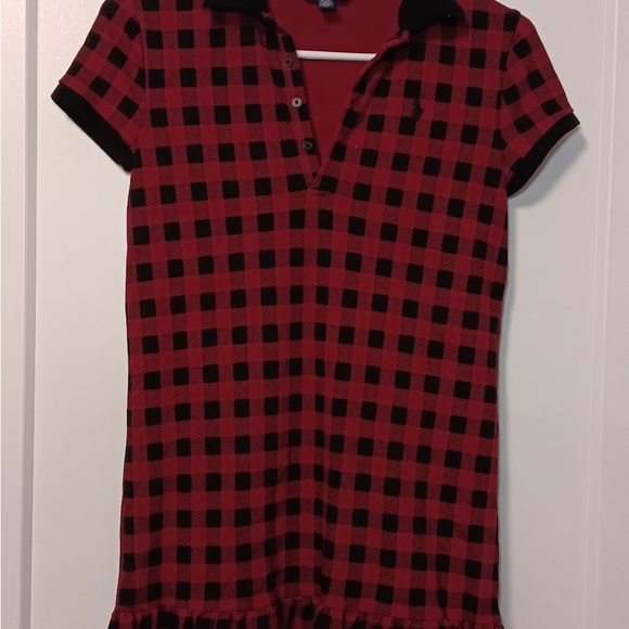 Polo Ralph Lauren | Dresses | Polo Ralph Lauren Red And Black Checkered ...